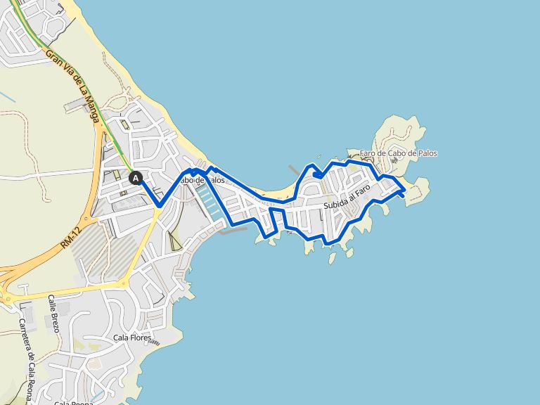 Playas y calas del Cabo de Palos — Ruta circular | Caminata | Komoot